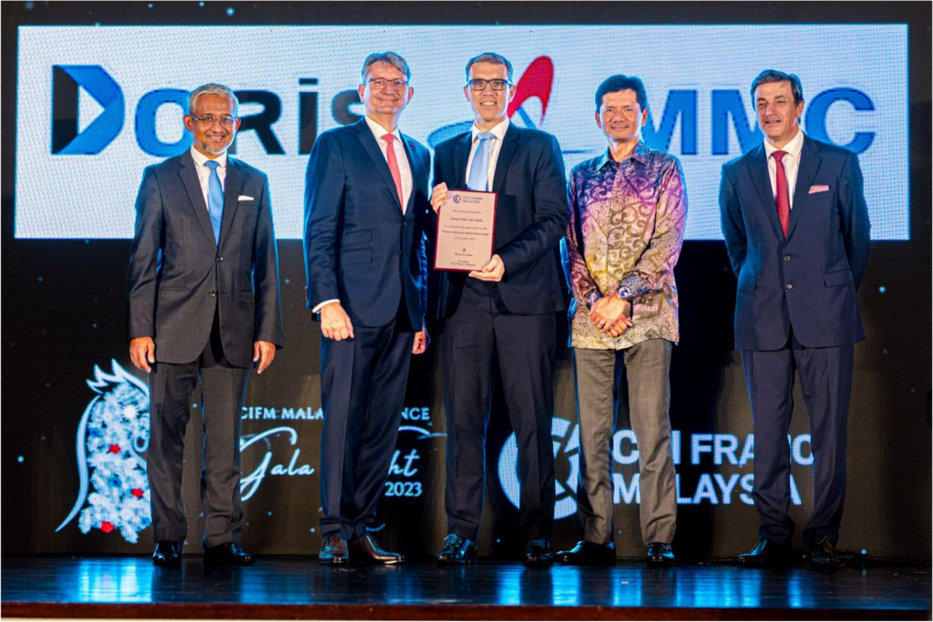 DORIS MMC receives France-Malaysia Smart Partnership Award from Malaysian French Chamber of ...